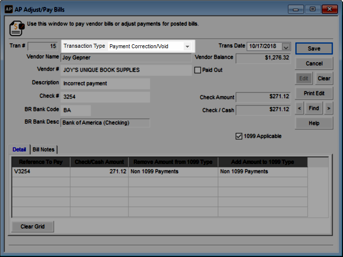 Voiding Checks and EFT Transactions