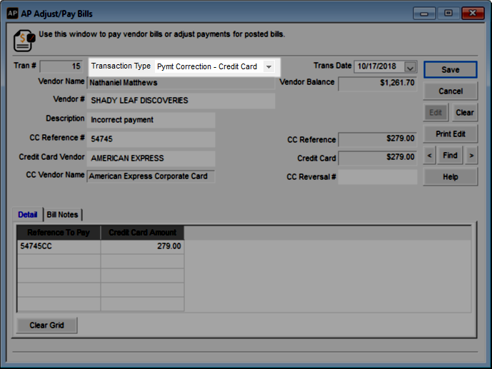 Voiding Credit Card Transactions