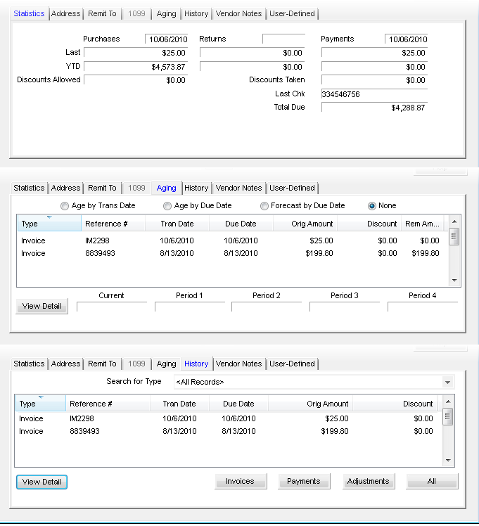 Viewing the Results of Posted Bill Transactions
