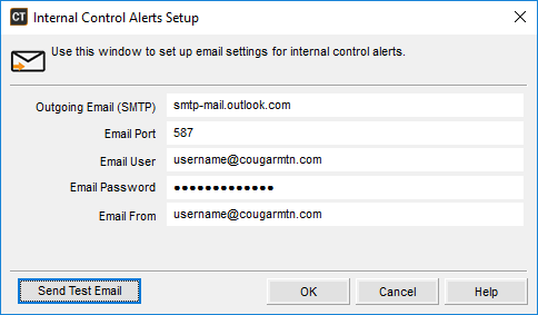 Setting up Email Alerts