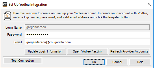 Integrating to Yodlee Automatic Reconciliation