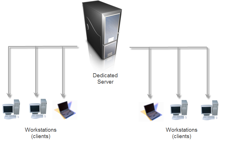 Dedicated Server with Workstations (LAN)