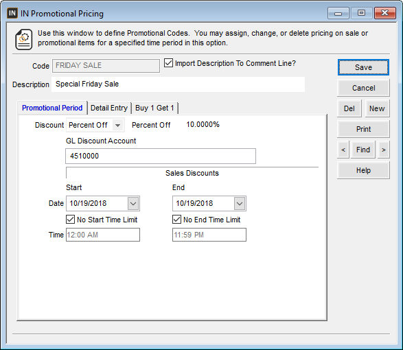 Adding Promotional Codes