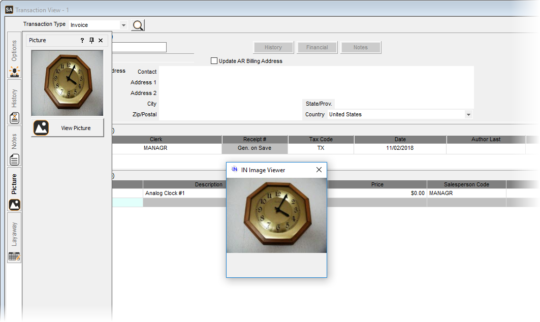 Working with Stock Item Images
