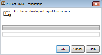 Posting Payroll Transactions