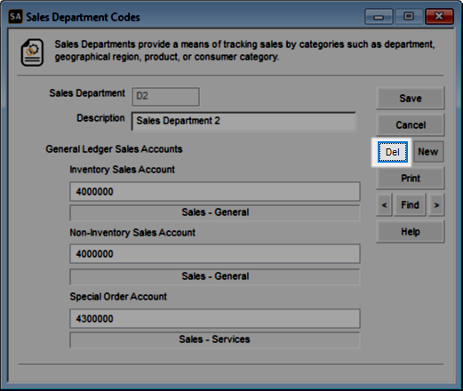 Modifying or Deleting Codes