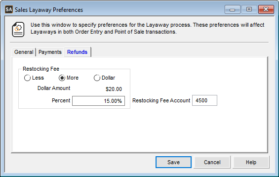 Defining Restocking Fees